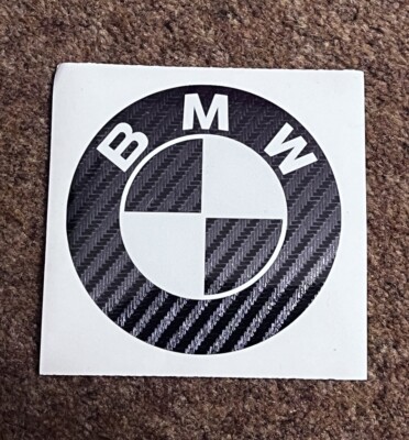 BMW Badge Carbon Effect Black 318 320d 330 M3 M1 E30 M5 518 520 Car ...