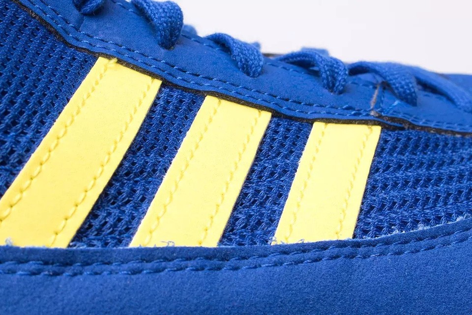 Adidas Havoc KIDS Wrestling Shoes Boxing Shoes Combat Sport Shoes Blue ...