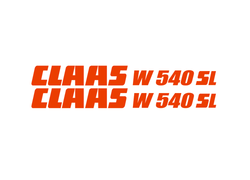 Sticker, aufkleber, decal - CLAAS W 540 SL | eBay
