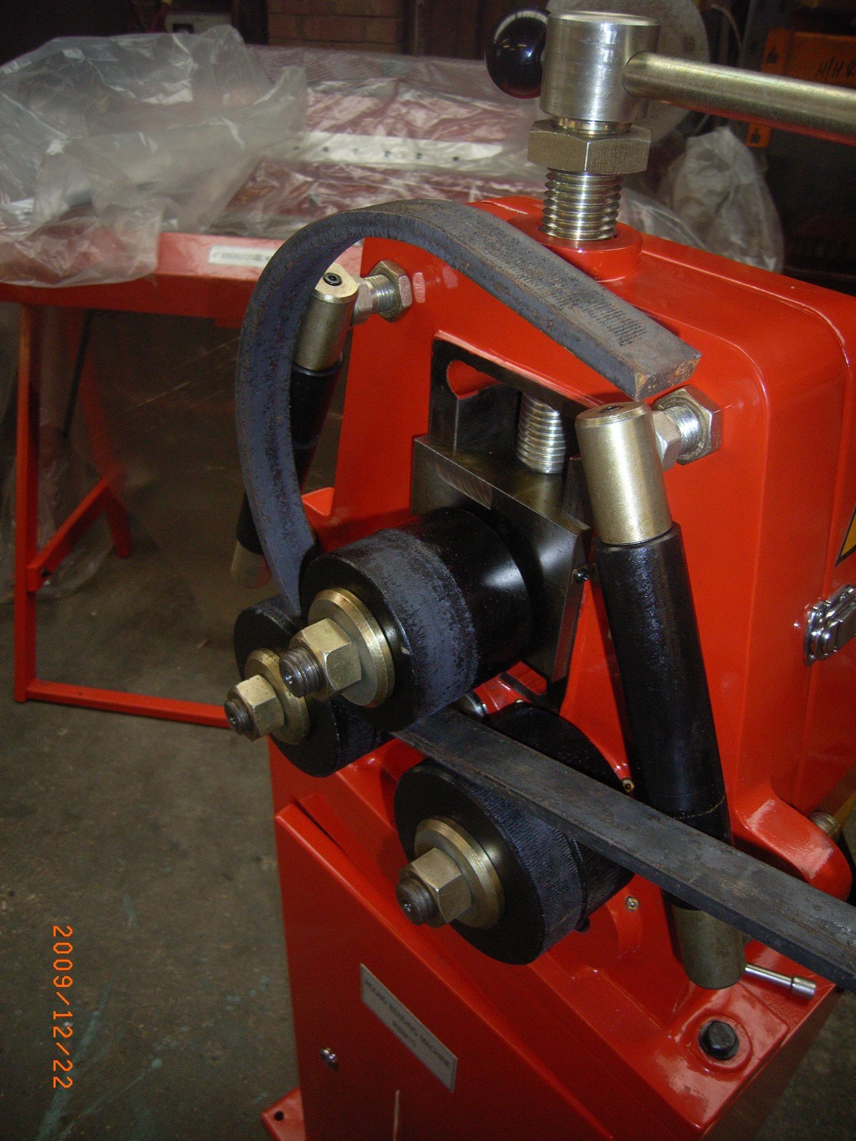 WNS Manual Ring Roller Bender Section Rollers Rolls 75mm Wide c/w 1 Set ...