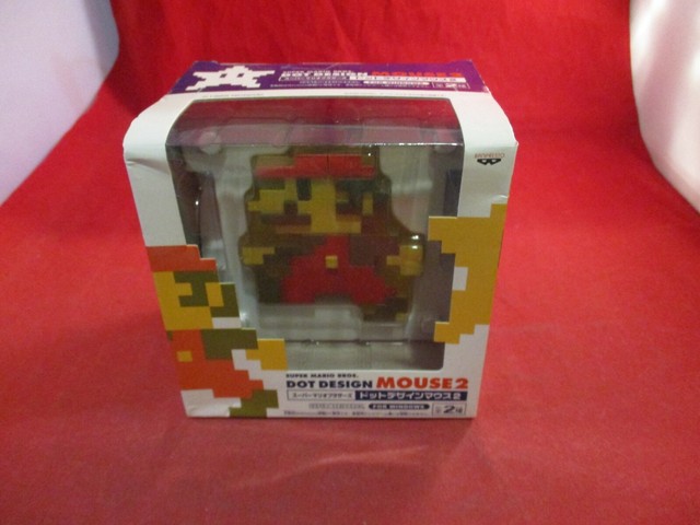 Super Mario Bros. Dot Design Mouse Computer USB Mouse (8-Bit NES Look ...