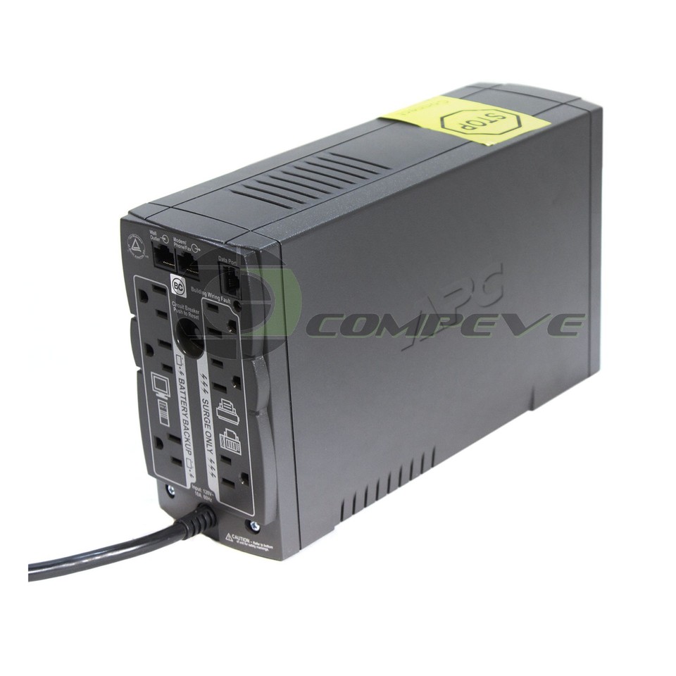 APC Back-UPS BK500BLK 500 VA 300 Watts 6 Outlets UPS# | eBay