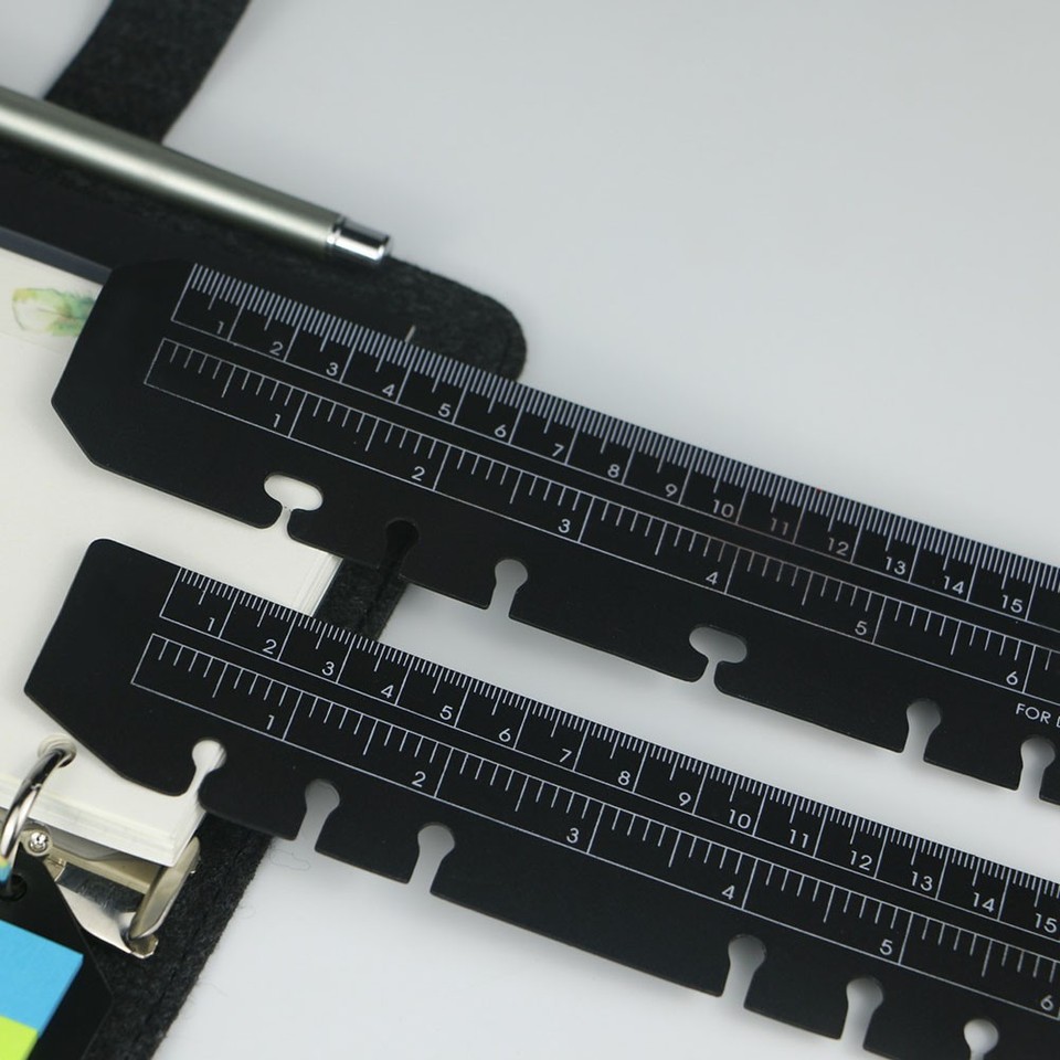 3 Pcs Ruler Page Marker Small for Journaling Notebooks Separator | eBay ...