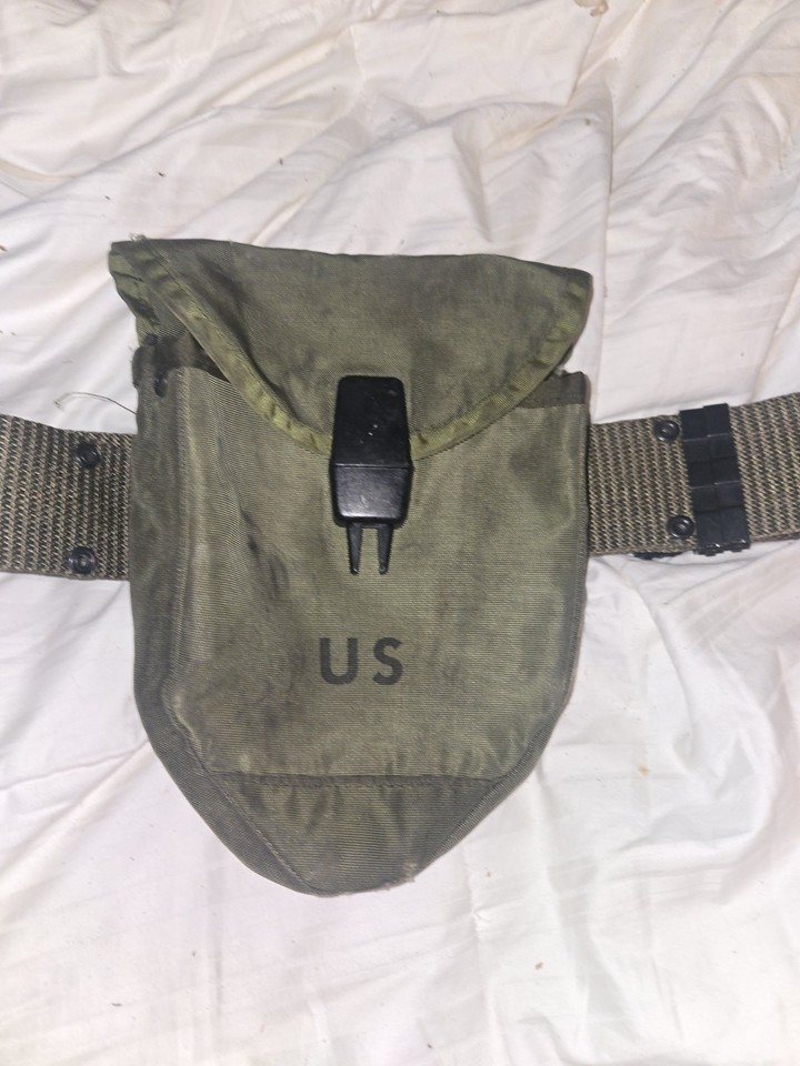 Carrier Intrenching Tool collapsible E Tool Nylon shovel cover W/ Belt ...