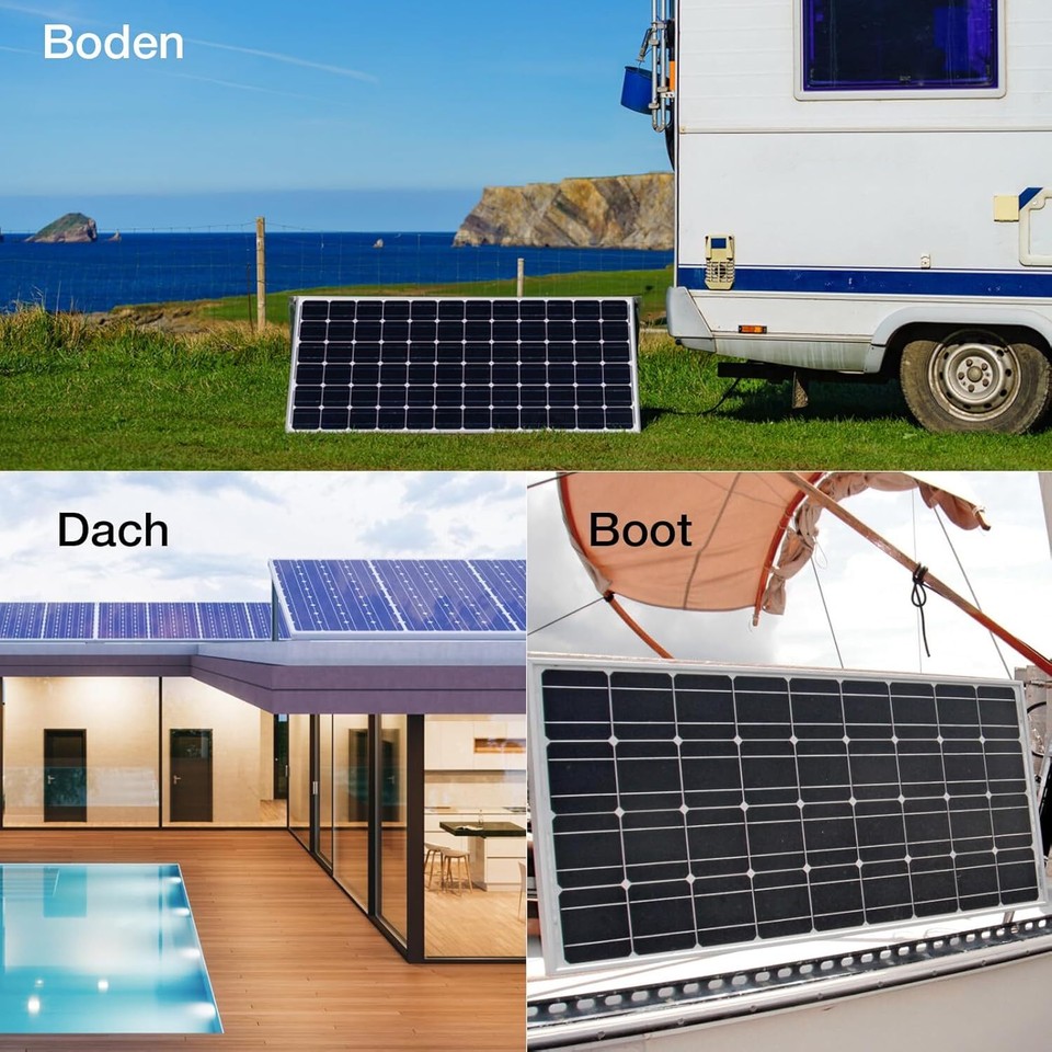 Solarmodul Halter Aufständerung Wand Dach Boden Balkonkraftwerk PV 2 ...