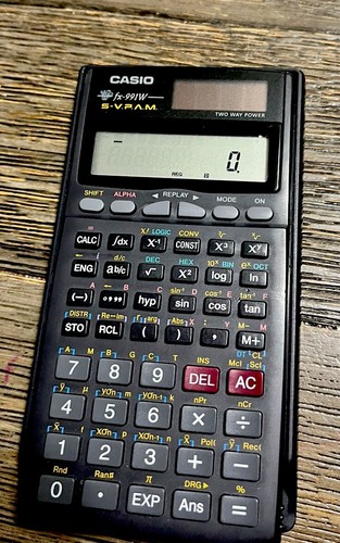 Casio fx-991W Calculator Works With Cover | eBay