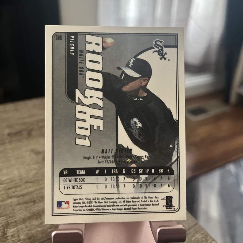 2001 Upper Deck Victory Matt Ginter #566 | eBay