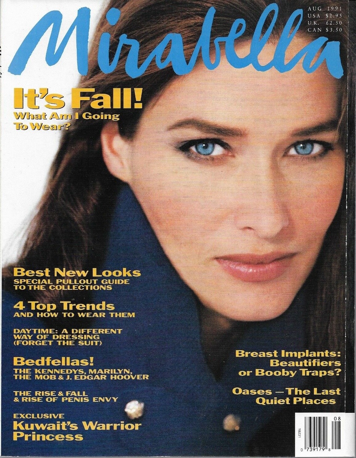 NICOLE KIDMAN - MIRABELLA Magazine (#27) Aug 1991 - No Label - ISSAC ...