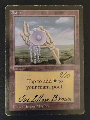 Magic: The Gathering (MTG) - Sue Ellen Brown - Plains Alter 9/10 | eBay