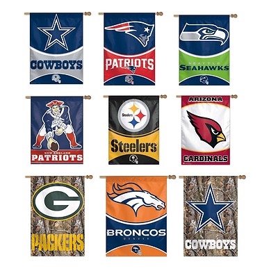 NFL Teams - Officially Licensed Vertical House Flag / Banner 27'' x 37 ...
