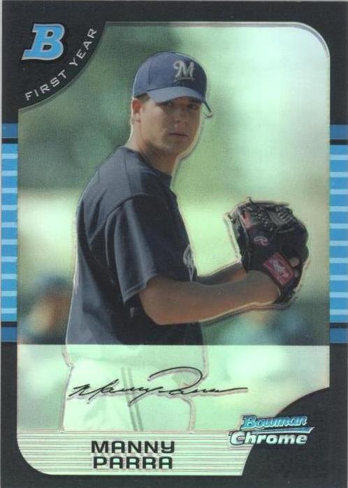 2005 Bowman Chrome - First Year Manny Parra #251 Refractor (RC) for ...