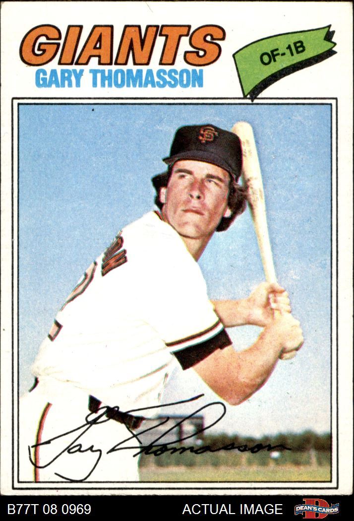 1977 Topps #496 Gary Thomasson Giants 5 - EX | eBay