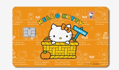 Sanrio Hello Kitty Credit Card Smart Sticker Skin Precut Small Chip ...