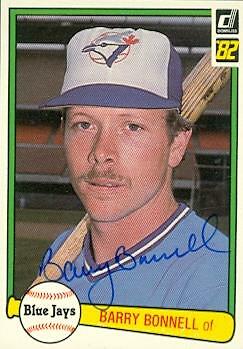 Barry Bonnell autographed Baseball Card (Toronto Blue Jays) 1982 ...