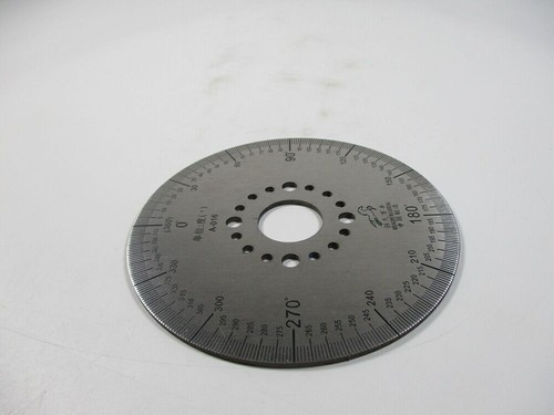 1pcs 100mm*20mm *2mm 360 degree dial plate Stainless steel disc | eBay