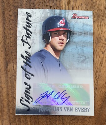 Jonathan Van Every 2007 Draft Signs of The Future Autograph Signed ...