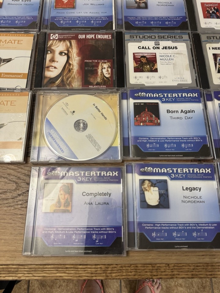 Lot Of 28 Performance Accompaniment Tracks Gospel Christian Various ...