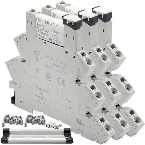 3Pcs 24V Miniature Relay for PLC Controller 24VDC and 24VAC Relay S ...