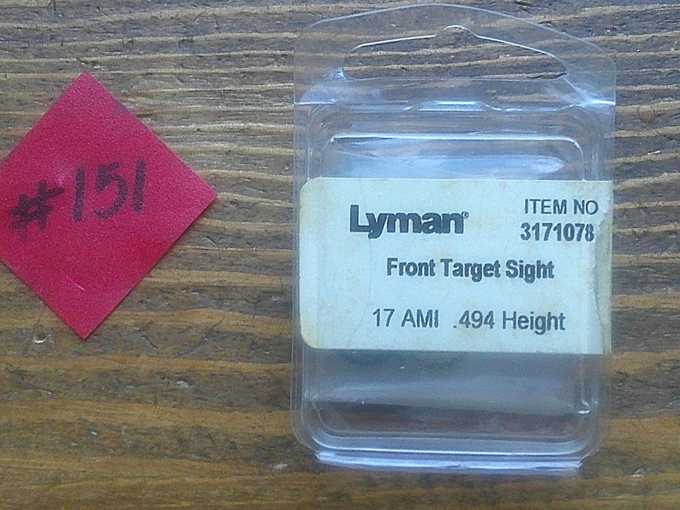 Vintage Redfield Olympic Front Sight Insert Variety Pack 7 Quantity | eBay