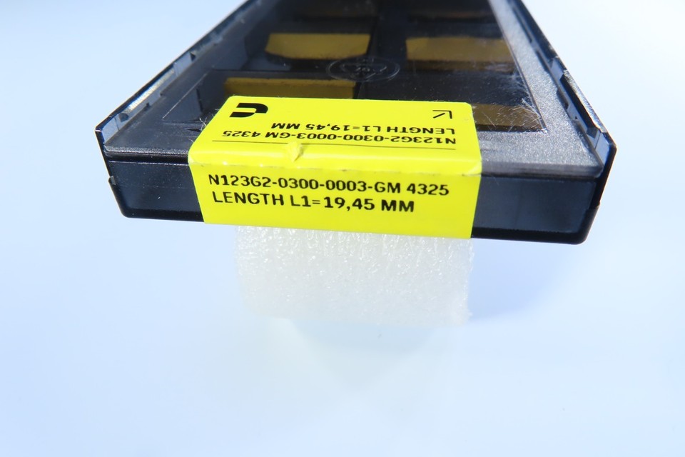 NEW BOX ( 10 PCS ) SANDVIK COROMANT N123G2-0300-0003-GM 4325 CARBIDE ...