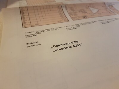 RFT Colortron 4000 4001 Schaltplan | eBay.de