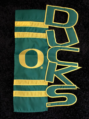 UO Oregon Ducks Outdoor Garden Flag 12" x 18" Cutout Applique NCAA PAC ...