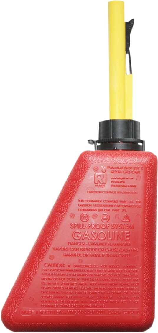 REDA Saddlebag Fuel Can 1 Gallon | Pack of 12 | RGC1001-12 | Plastic ...