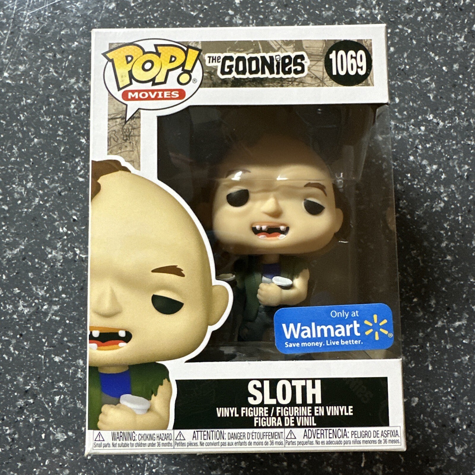 Funko POP! #1069 The Goonies Sloth with Ice Cream Walmart Exclusive ...