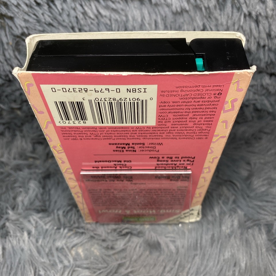 Sesame Songs Sing, Hoot & Howl VHS 1991 Sesame Songs Home Video Big ...