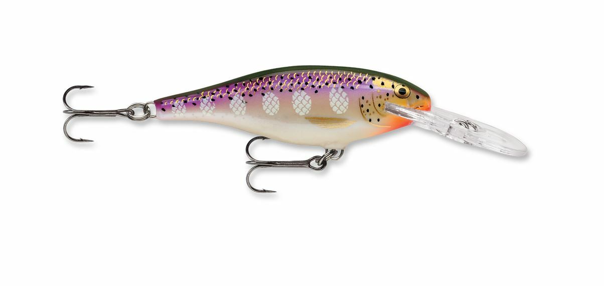 Rapala Shad Rap 07 SR07-PD Purpledescent 2 3/4" 5/16 oz Balsa Crankbait ...