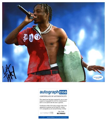 Lil Tjay ‘F.N’ Rapper Signed 8x10 Photo ACOA Rap Music RARE | eBay