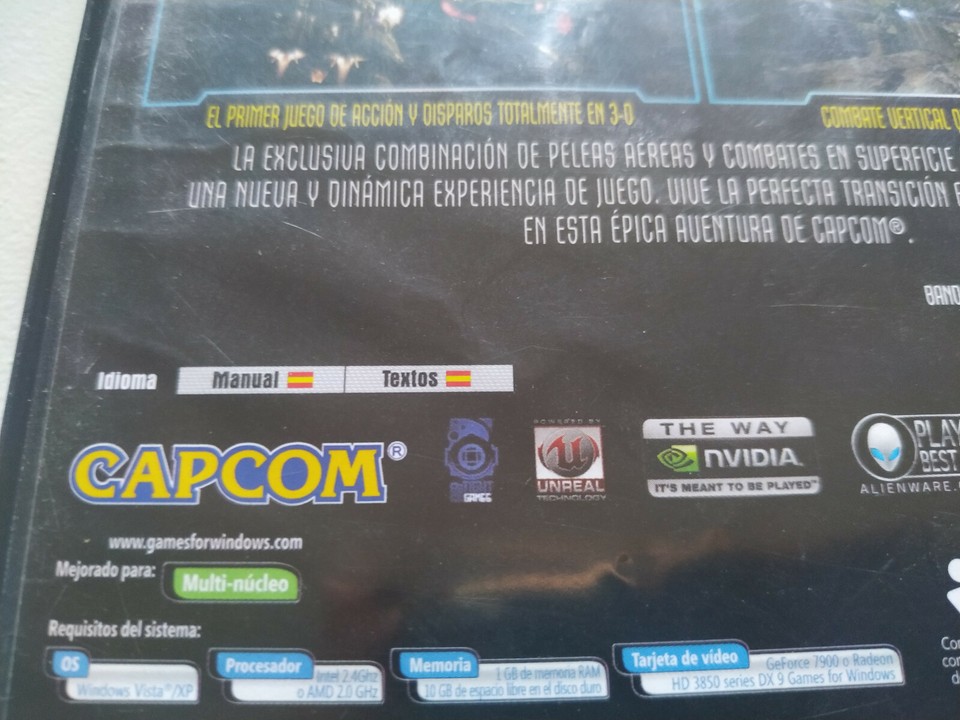 Dark Void Capcom - Juego Para PC DVD-Rom Edicion España - 3T | eBay