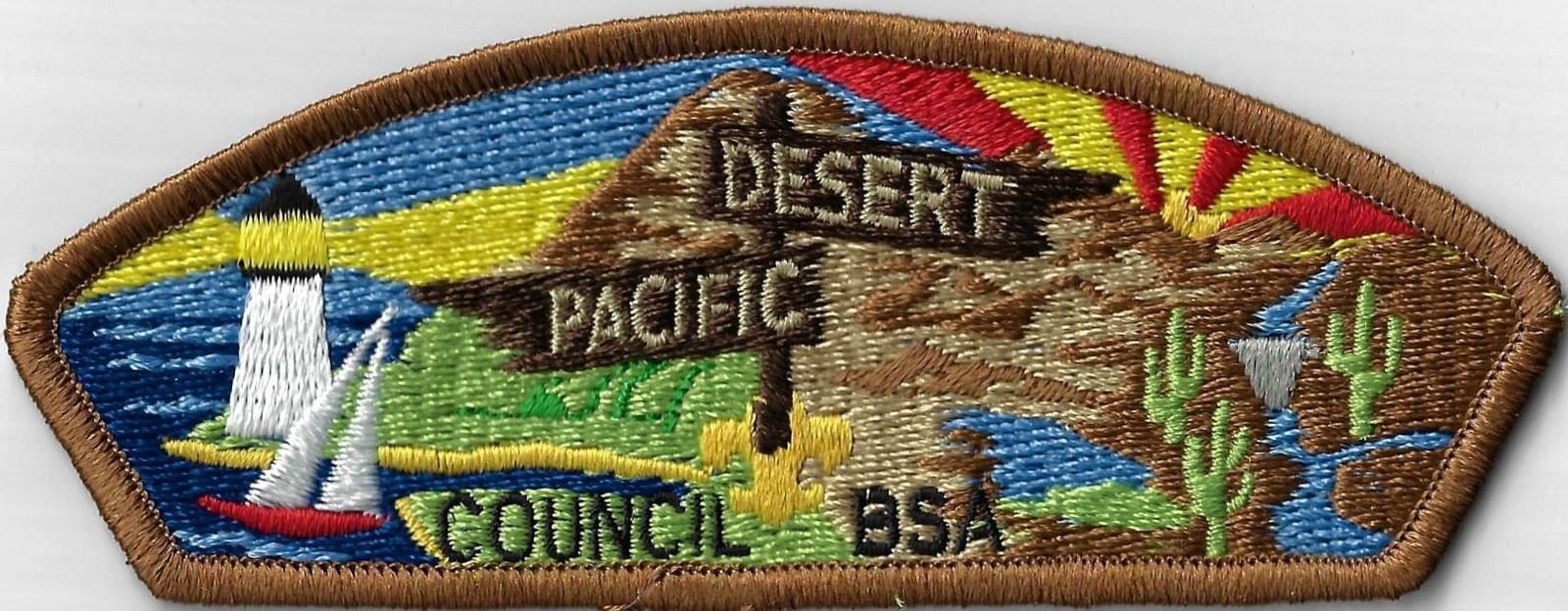 Desert Pacific Council CSP BSA BROWN Border [MX14324] | eBay
