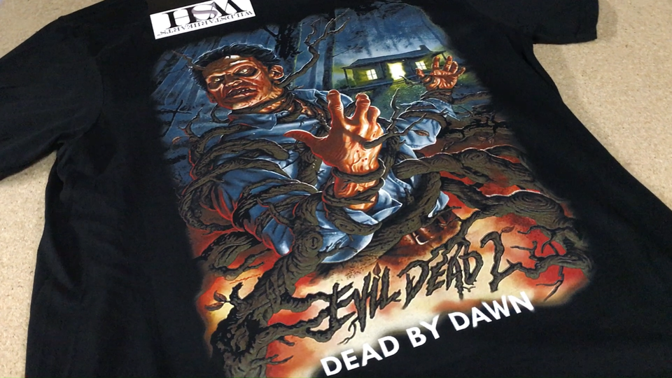 EVIL DEAD BY DAWN - Black T-Shirt - Sizes S -5XL - Art / Horror ...
