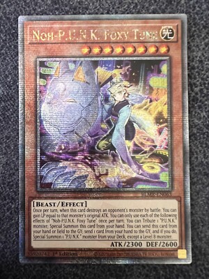 Yugioh Noh-P.U.N.K. Foxy Tune BLMR-EN063 Quarter Century Secret Rare ...