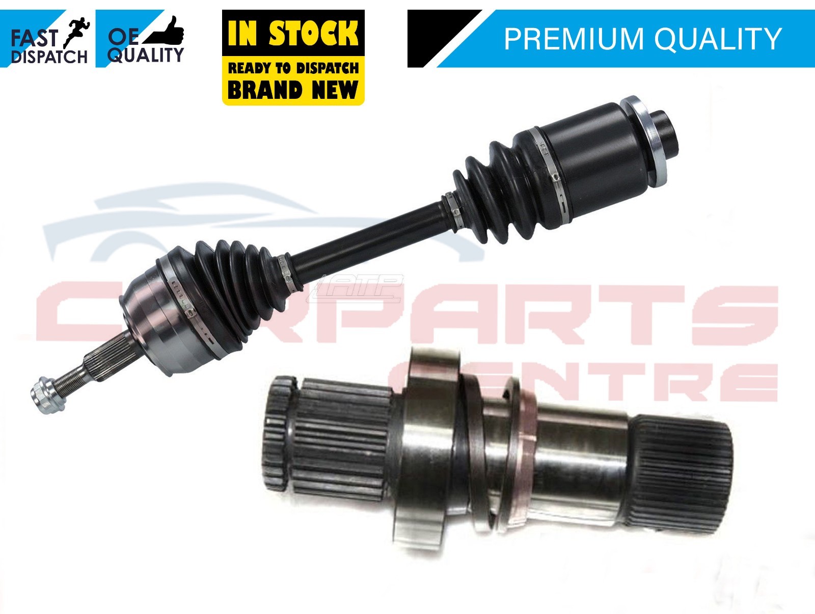 FOR VW MULTIVAN TRANSPORTER FRONT AXLE LEFT DRIVESHAFT & STUB AXLE OE ...