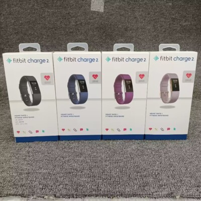 NEW Fitbit Charge 2 HR Fitness Activity Tracker- Black/Blue/Purple/Gold ...