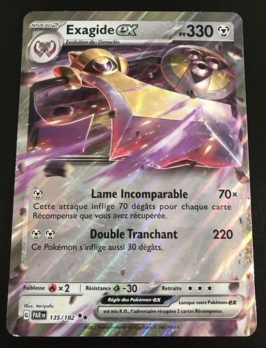 Carte Pokémon (Jumbo) Exagide ex 135/182. Faille Paradoxe EV04. | eBay