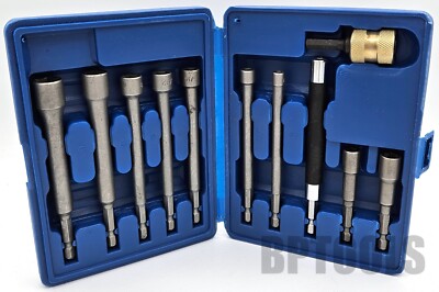 12pc 1/4" Hex Shank Nut Setter Screw Finder Quick Disconnect Coupler ...