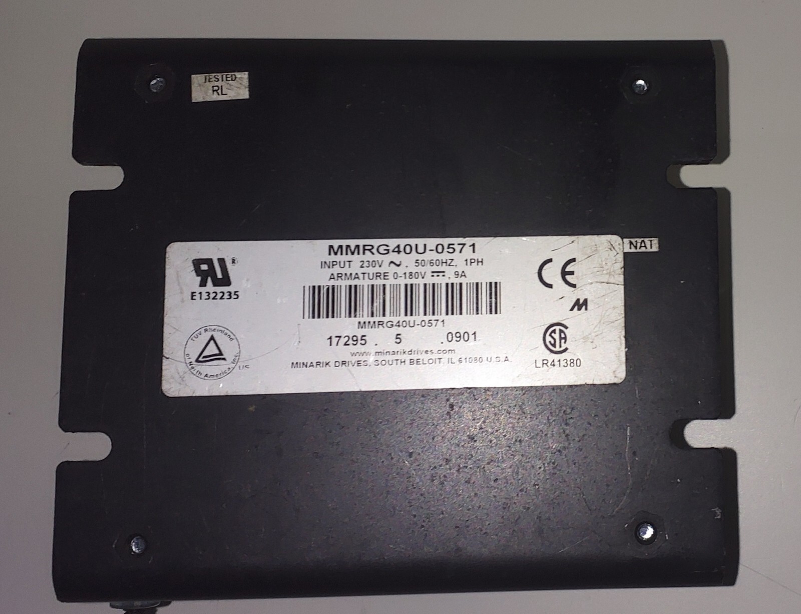 Minarik Corporation MMRG40U-0571 DC Drive 230V 50/60 Hz 1 PH 9A | eBay