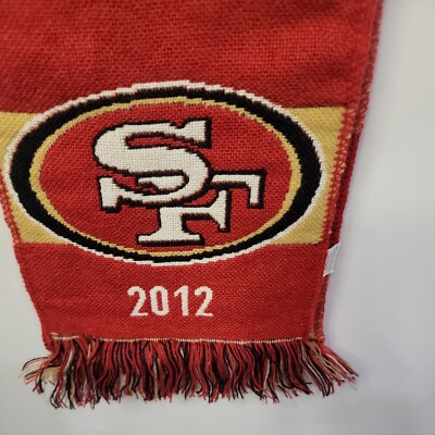 NFL San Francisco 49ers Scarf Stadium Giveaway Souvenir Knitted 2012 | eBay
