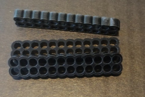 2pcs 24 Pin Black Individually closed Cable Comb for 4mm Sleeved cable ...