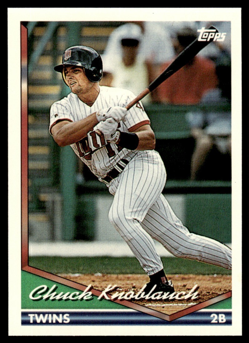 1994 Topps Chuck Knoblauch Minnesota Twins #555 | eBay