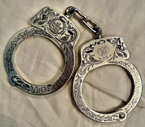 Border Patrol Handcuffs Collection Customs And Graved. NEW | eBay