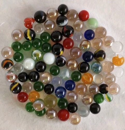 Vintage Glass Marbles Mostly Solid Colors 14 Ounces Lot #4 | eBay
