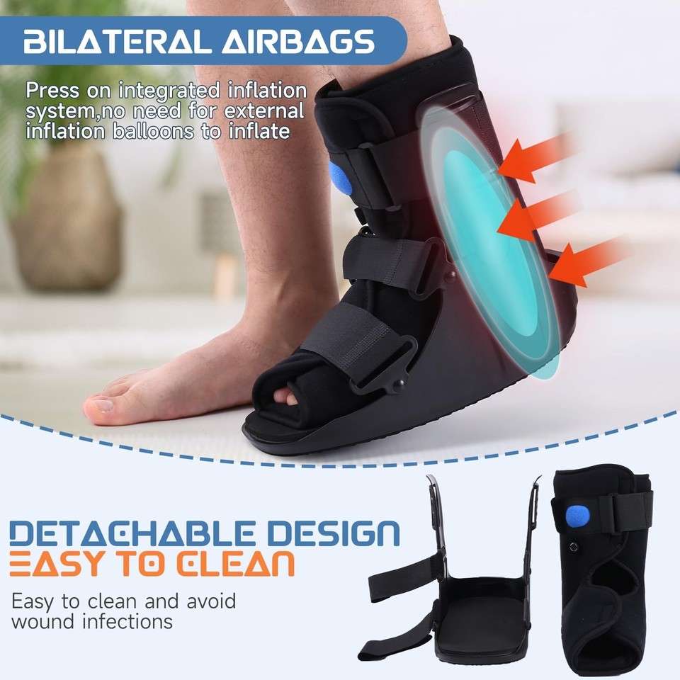 Short Walking Boot Fracture Boot Air Walker Boot for Orthopaedic Boot ...