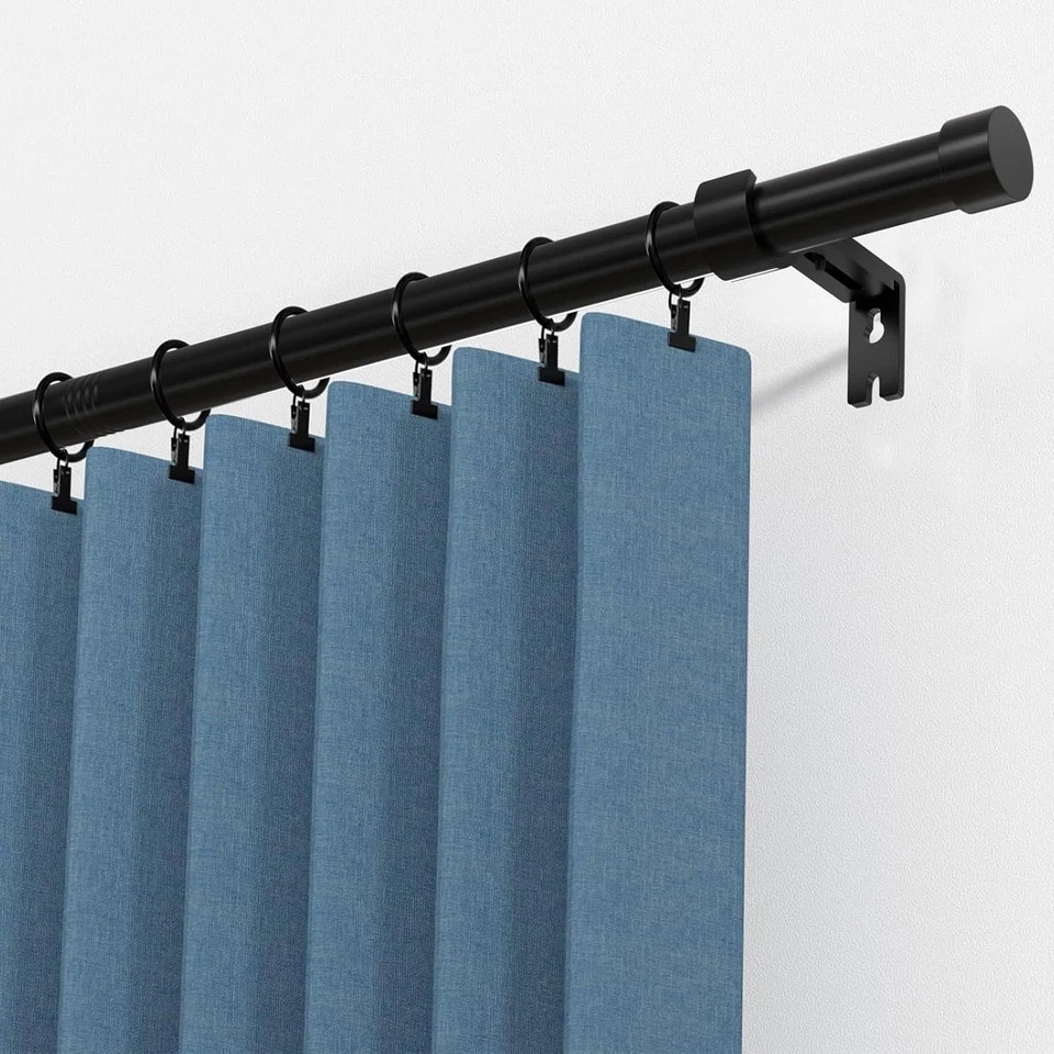 Extra Long Curtain Rod for Windows 30 to 240 inch, Heavy Duty Curtain ...