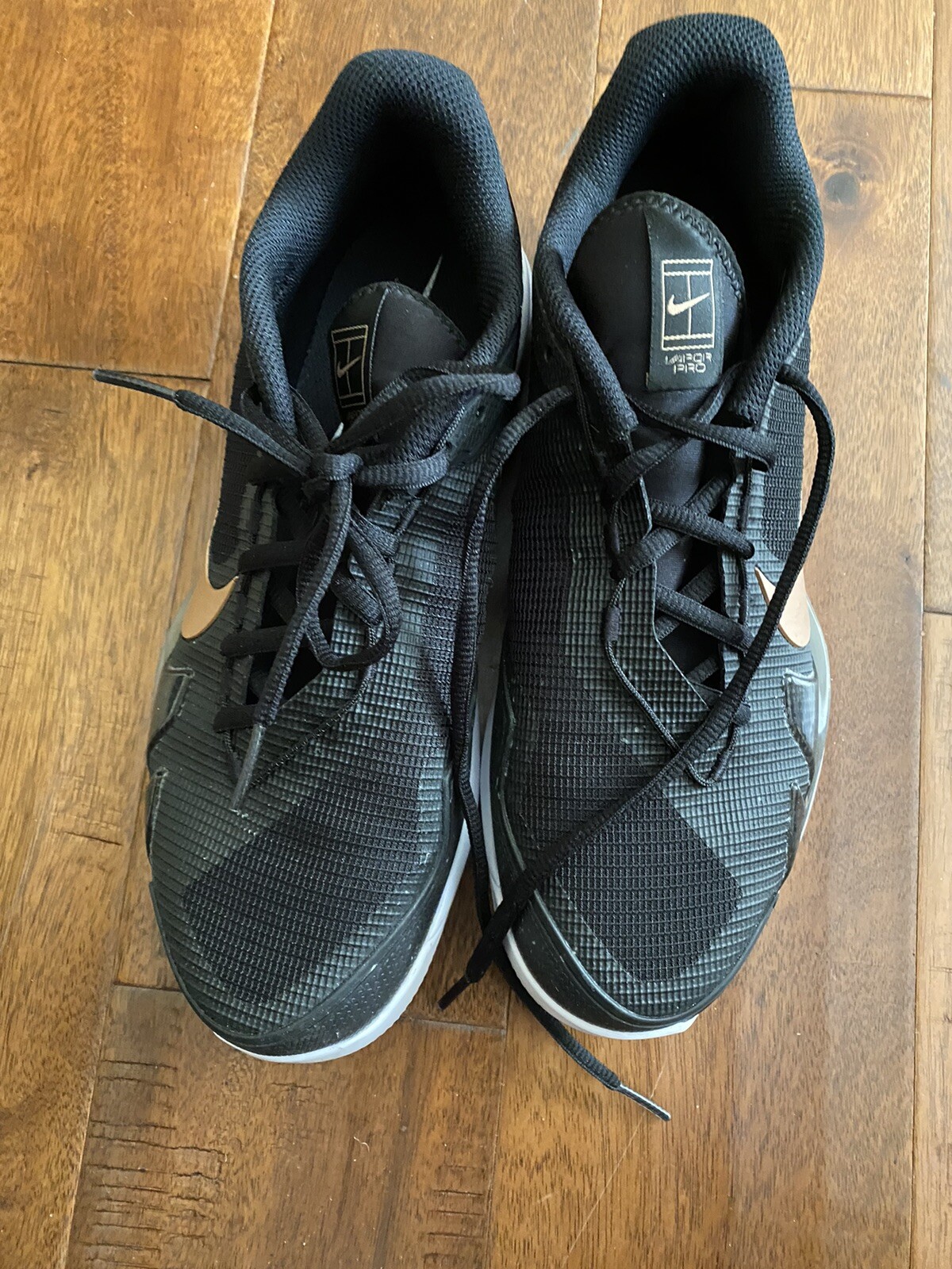 Nike Court Air Zoom Vapor Pro Black Metallic Bronze t… - Gem