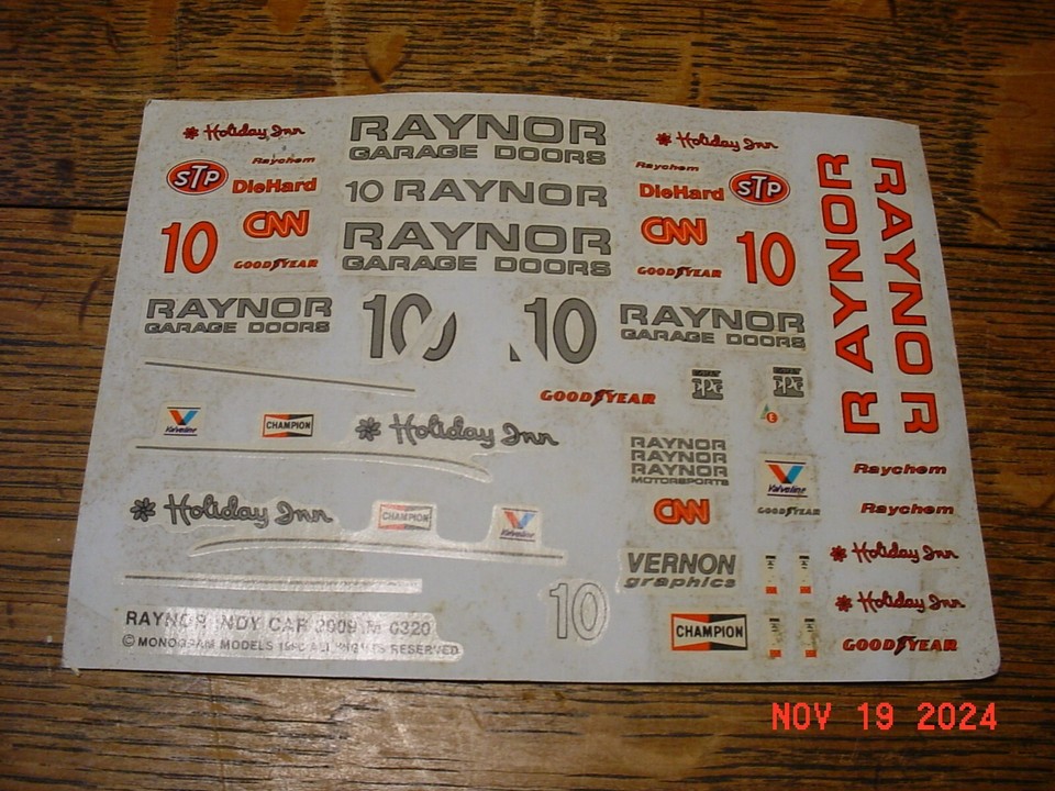 Monogram Raynor Lola Indy Car 1/24 Model Kit UPRM | eBay