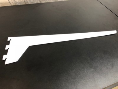 Wall Strip Brackets-White-450mm Brand New for 40mm pitch wall strips ...